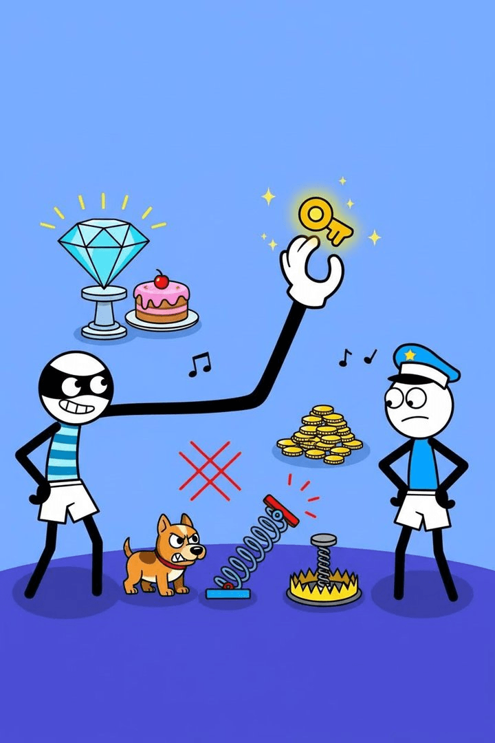 Stickman Troll: Thief Puzzle Play on Top Arcade – Free Online Games